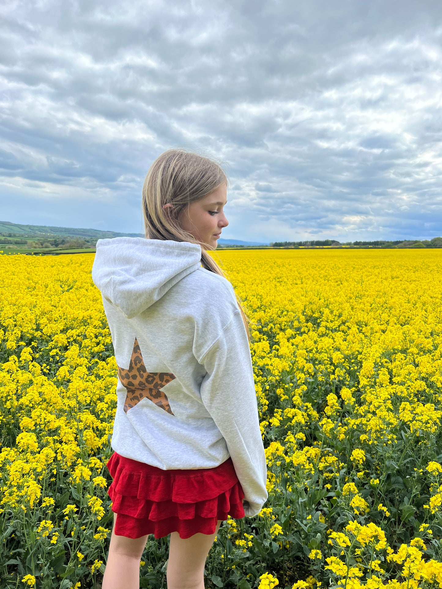 Leopard Print Star Hoodie – Mima Rose